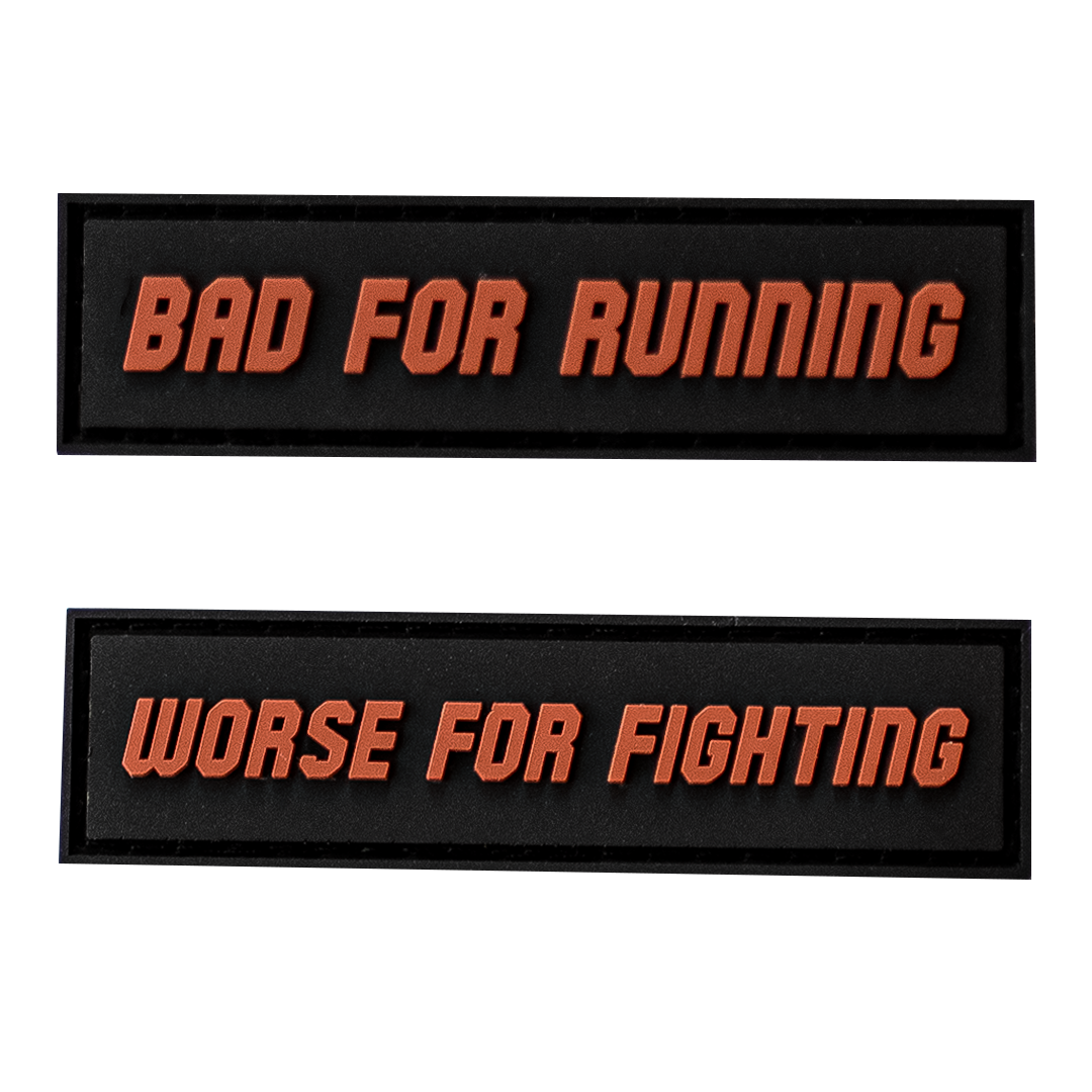 Bad For Running Worse For Fighting Patch Set – Combat Flip Flops