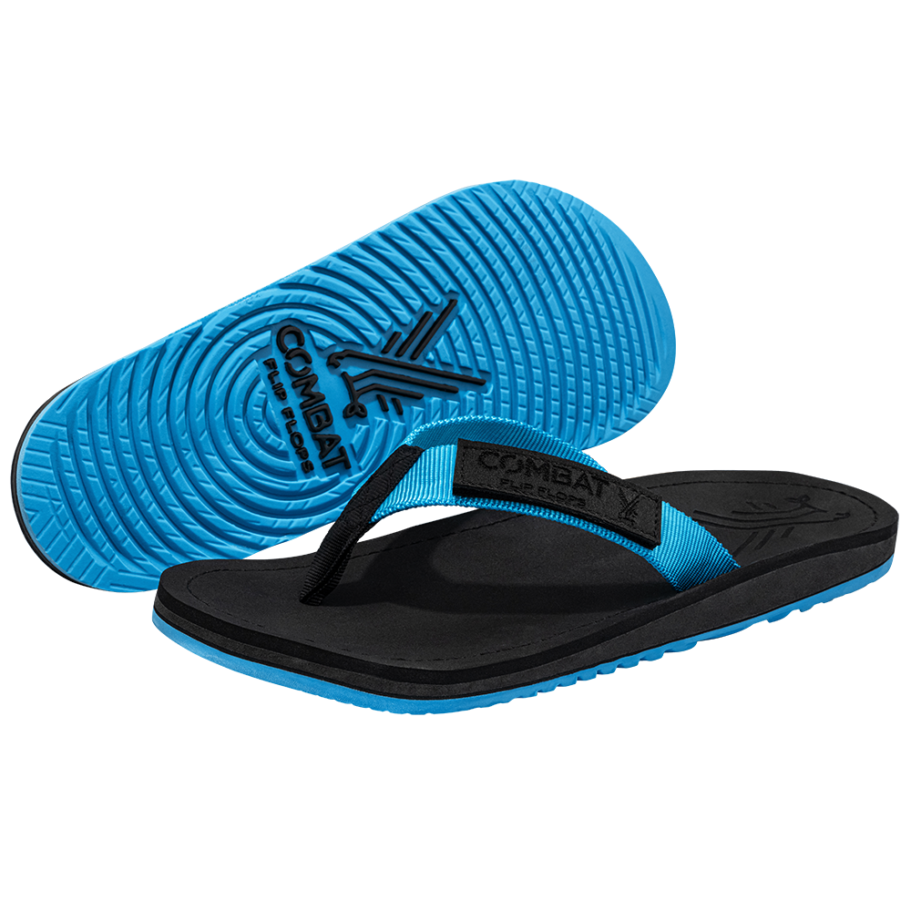Men's Blue Falcon Flip Flops – Combat Flip Flops