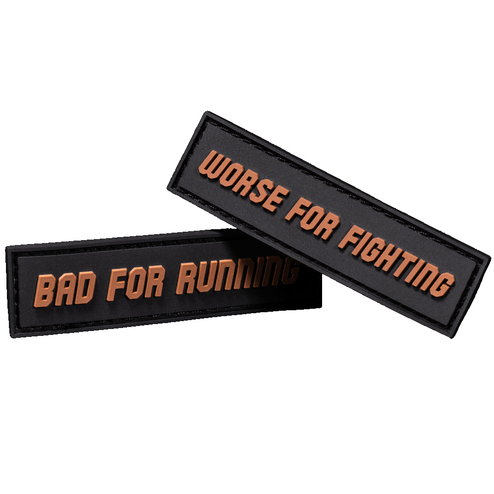 Bad For Running Worse For Fighting Patch Set – Combat Flip Flops